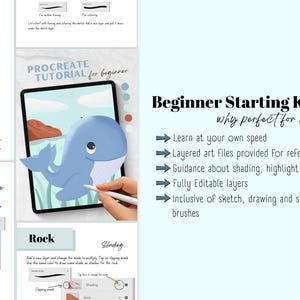 Step by Step Procreate Drawing Guide With Layered Art Files Digital Art ...