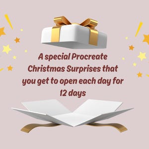 Procreate Christmas Special Surprise, Procreate Advent Calendar ...