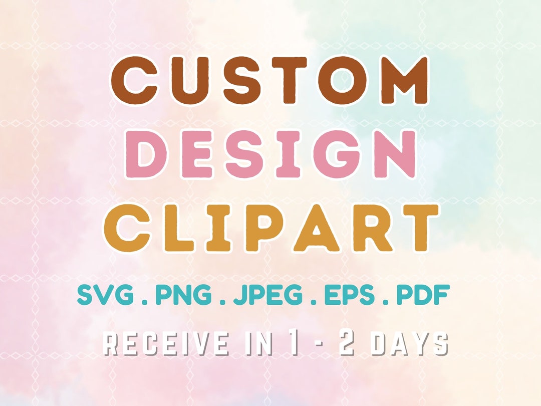 Personalized Clipart Design: Custom SVG, PNG Files - Etsy UK