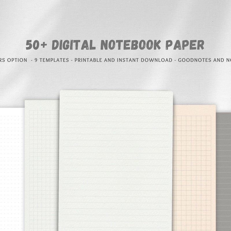 Notebook Paper - Etsy