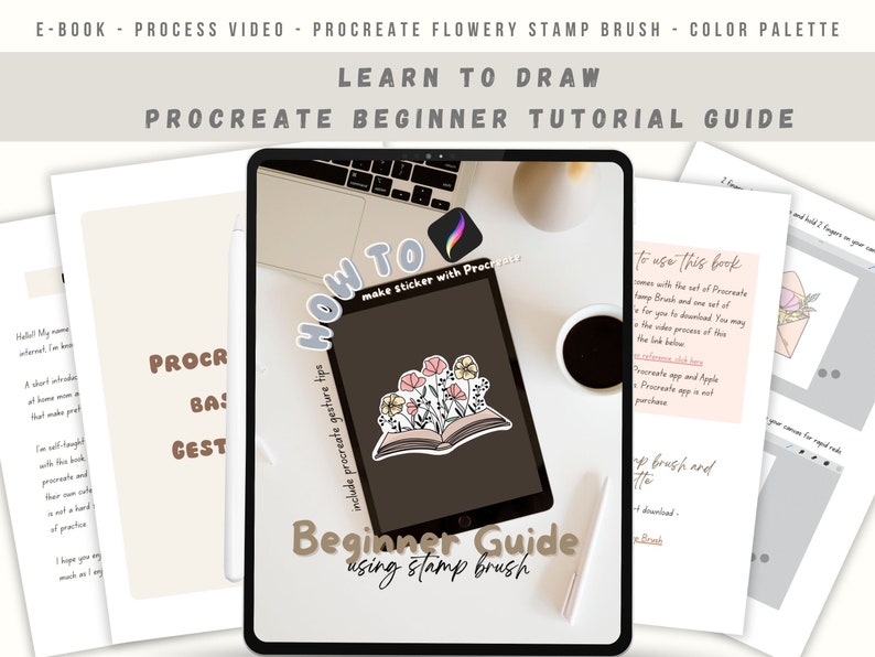 A Step by Step Drawing Creating Digital Stickers With Procreate Ebook ...