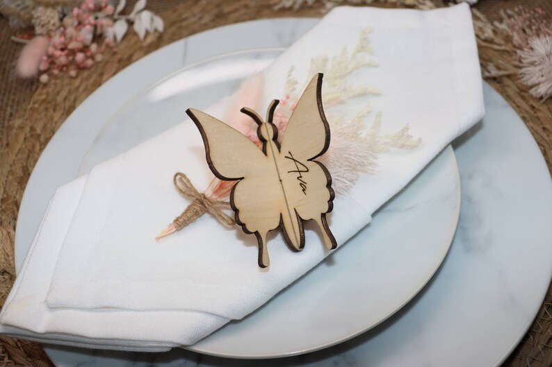 3D Butterfly Place Cards Wedding Place Cards - Etsy