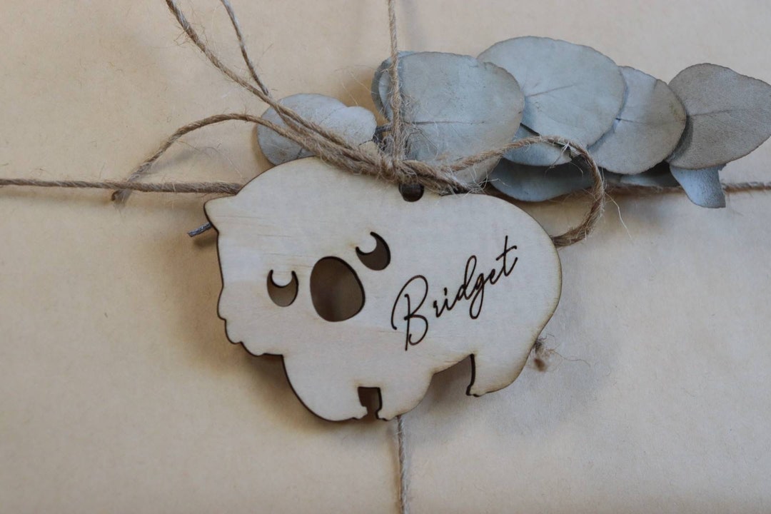 Wombat Gift Tags and Place Cards - Etsy
