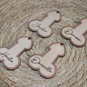 Penis/willy Name Placecards, Laser-cut, Wooden, Bachelorette ...