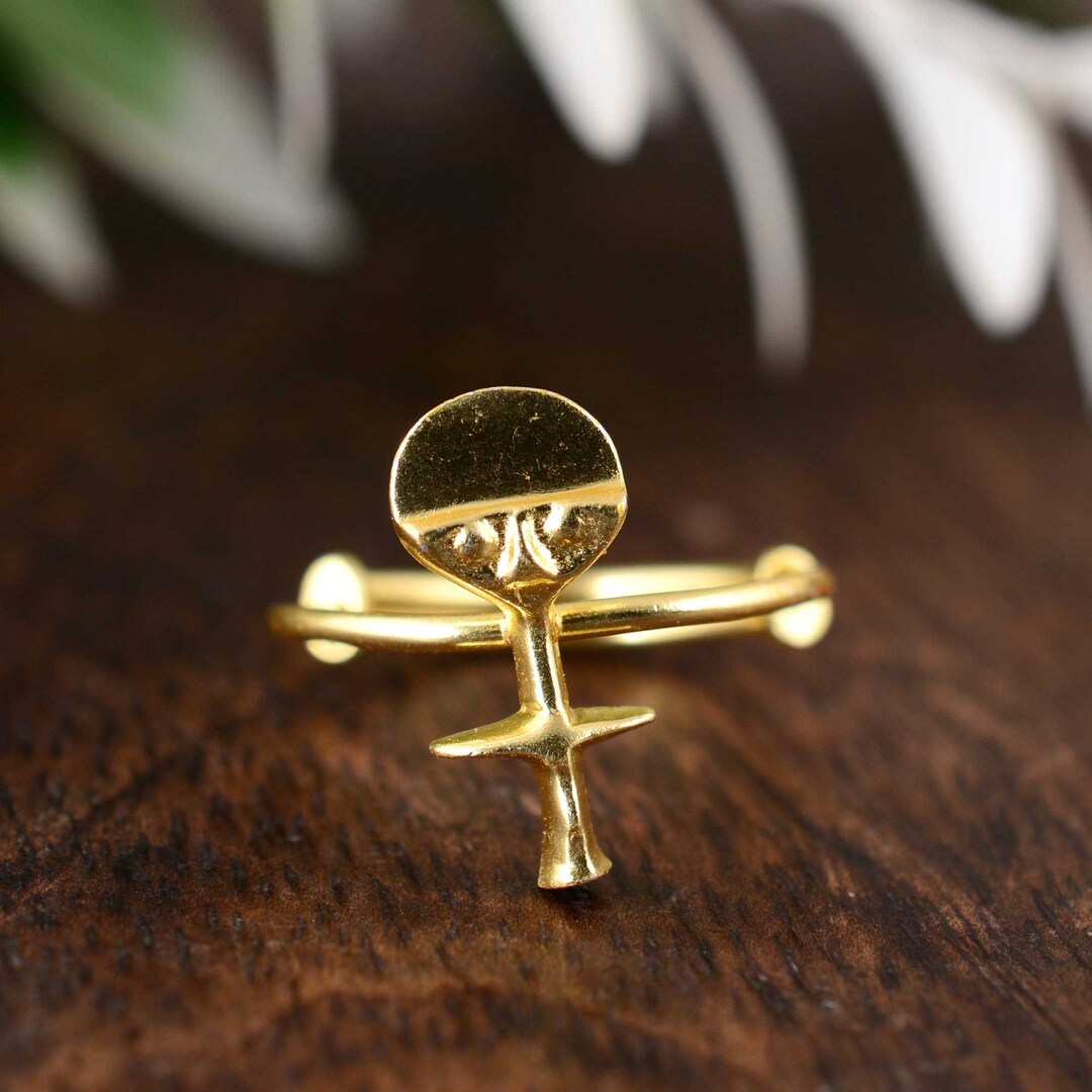 Cross Ring / Gold Cross Ring / Stacking 14K Gold Filled Ring / - Etsy