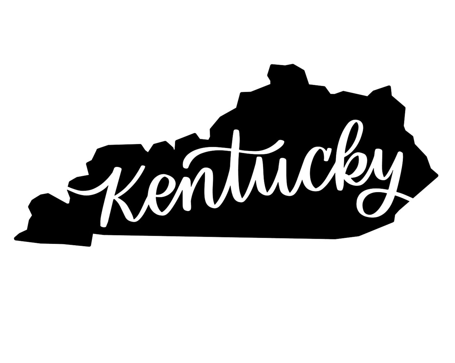 Kentucky Vinyl Decal Sticker - Etsy