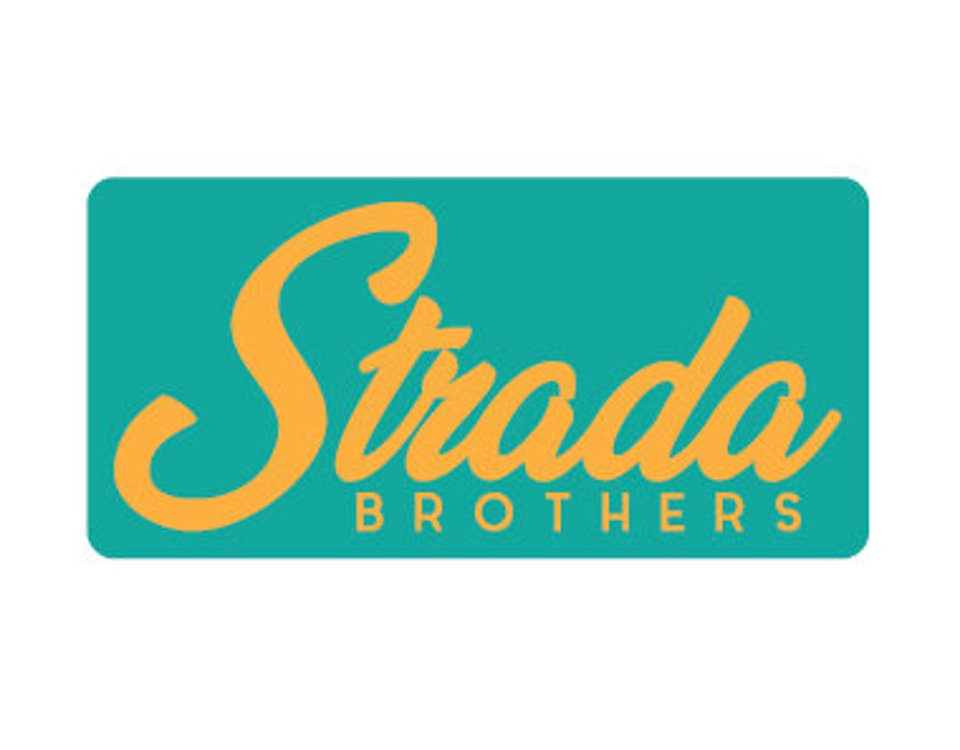 Motorcycle Sticker - Strada Brothers Logo - Etsy