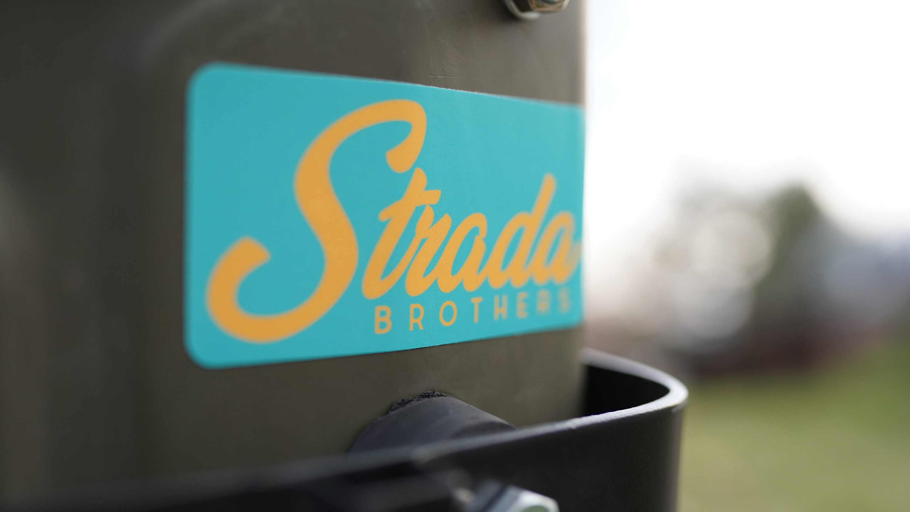 Motorcycle Sticker - Strada Brothers Logo - Etsy