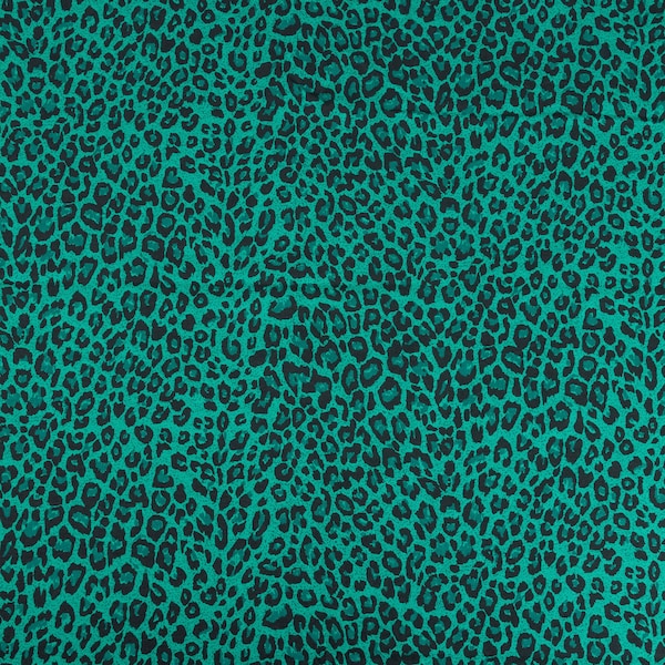 Green Leopard Print Fabrics - Etsy