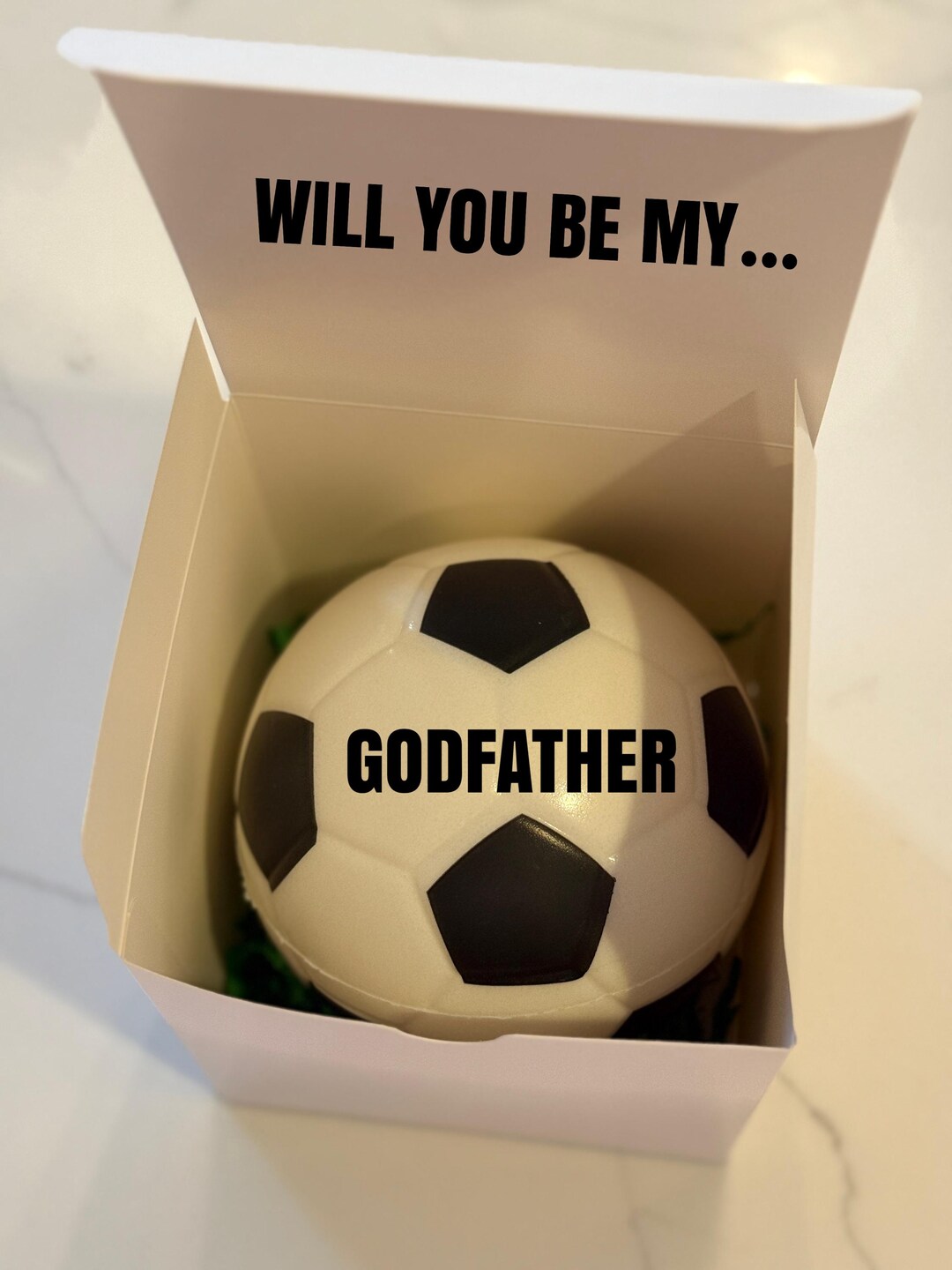 Godfather Soccer Proposal Box | Godfather Proposal Box | Will You Be My ...