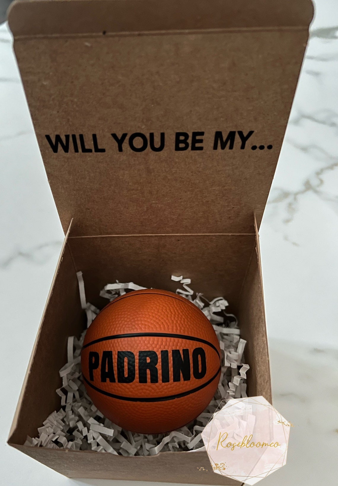 Personalized Basketball Theme Proposal Box Basketball Theme - Etsy