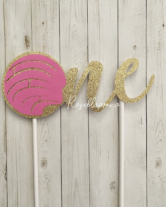 one-cake-topper-conchita-cake-topper-pan-dulce-cake-topper-etsy