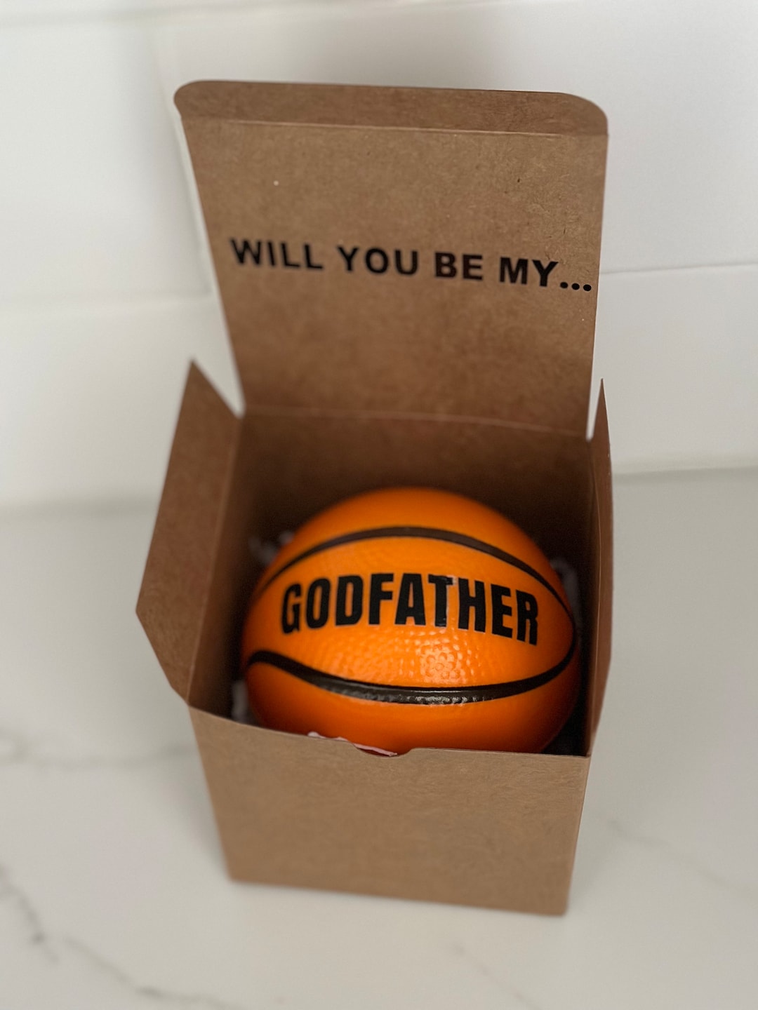 Personalized Godfather Proposal Box | Padrino Proposal Box | Basketball ...