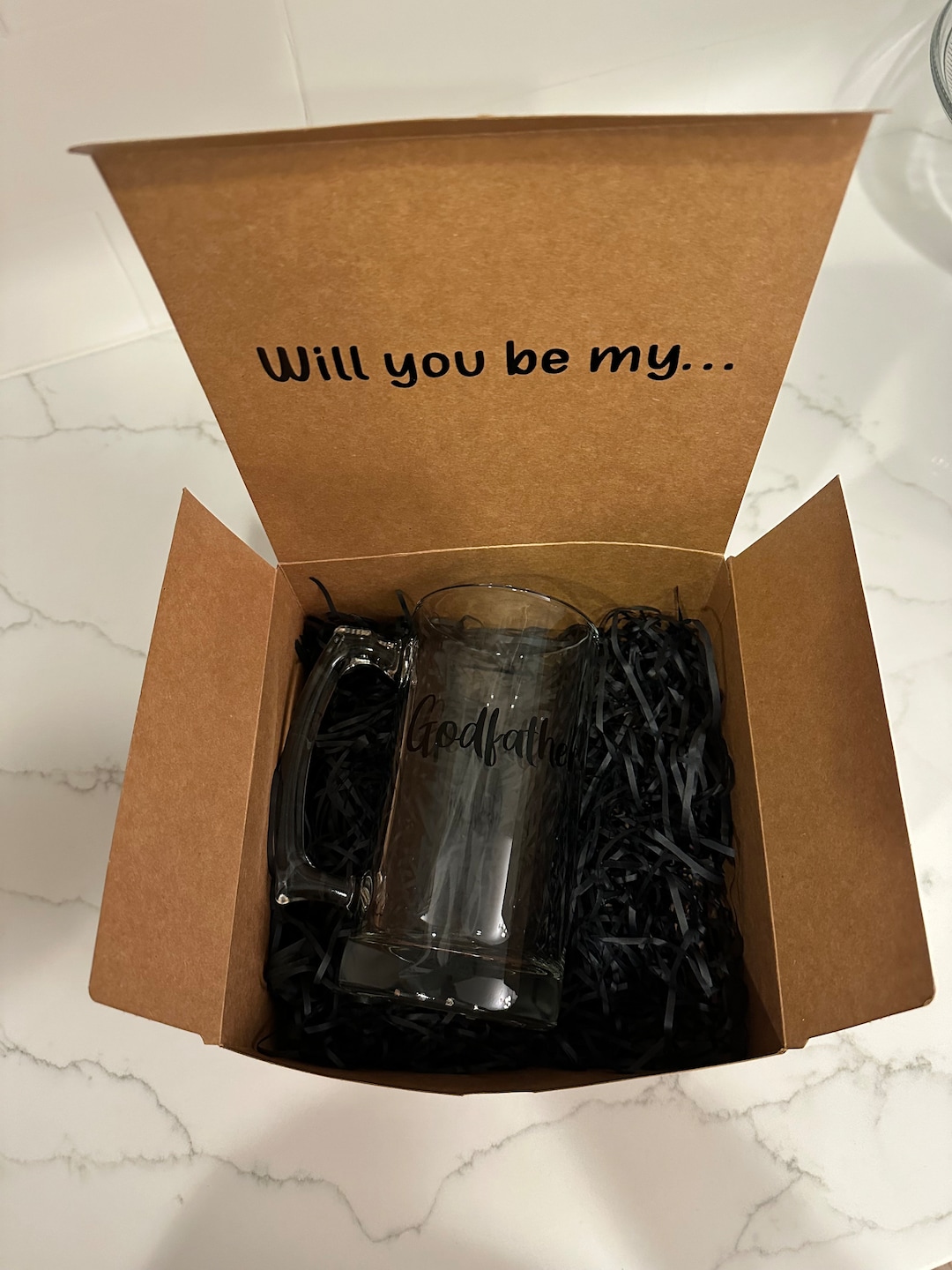 Godfather Proposal | Godfather Gifts | Godfather Beer Mug | Godfather ...