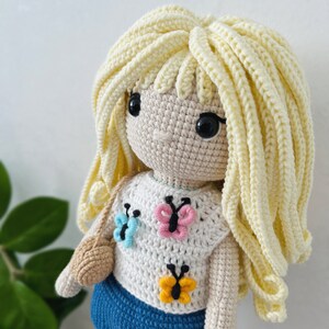 CROCHET DOLL PATTERN Amigurumi Doll Adele Crochet Doll With Removable ...