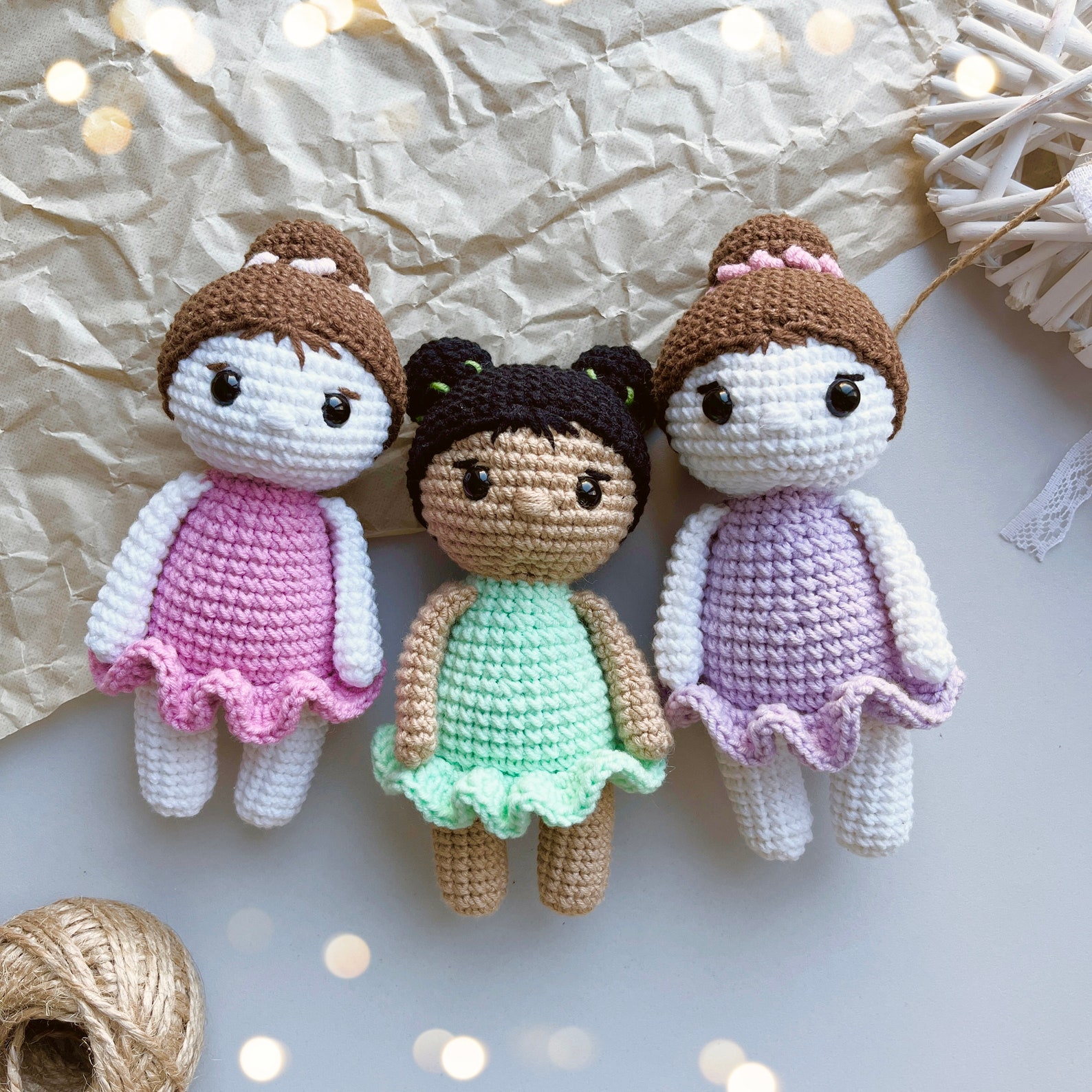CROCHET DOLL PATTERN Amigurumi Doll Tutorial Pdf Diy Little - Etsy