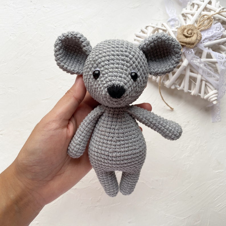 MOUSE CROCHET PATTERN Amigurumi Little Mouse Crochet Toy Diy - Etsy