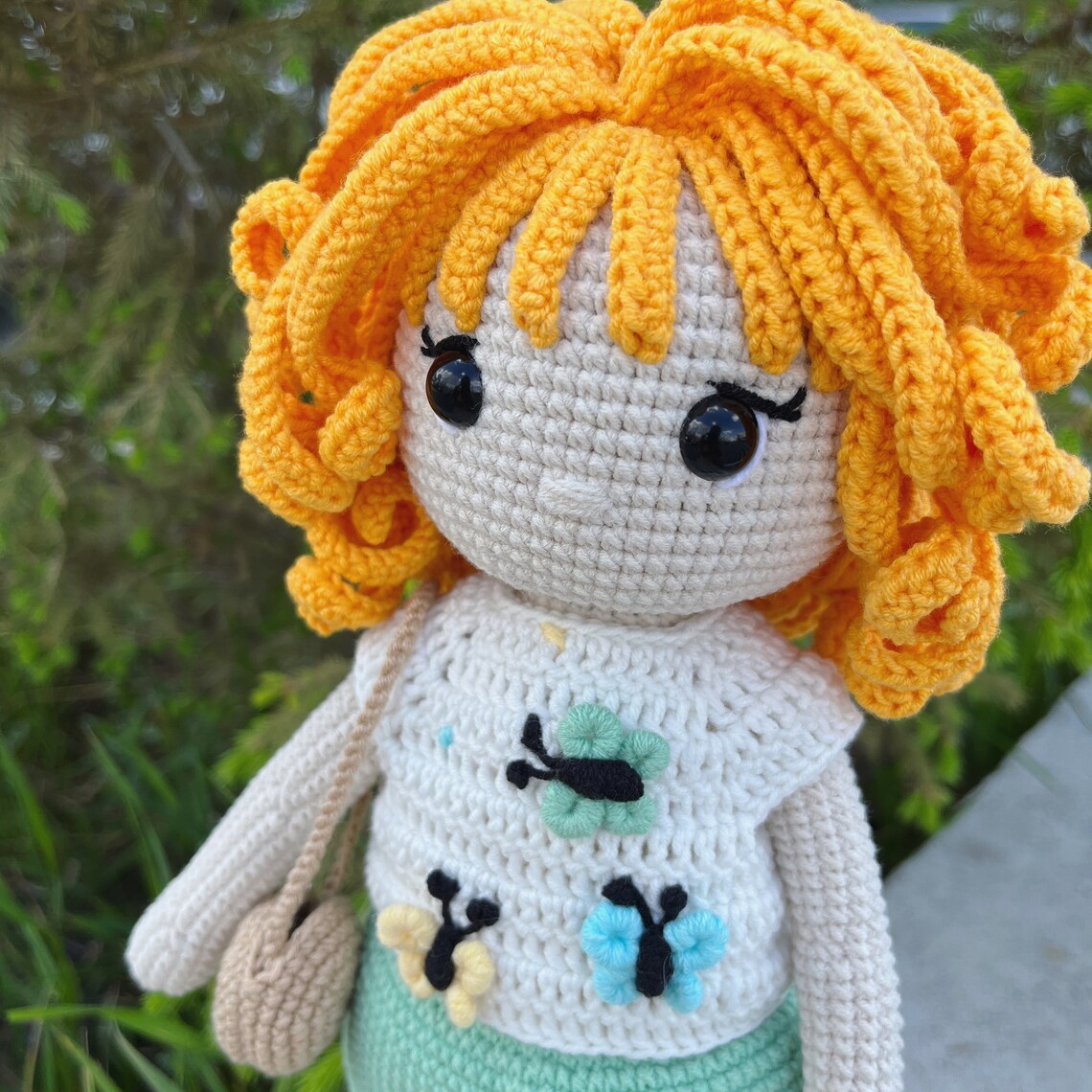 CROCHET DOLL PATTERN Amigurumi Doll Adele Crochet Doll With Removable ...