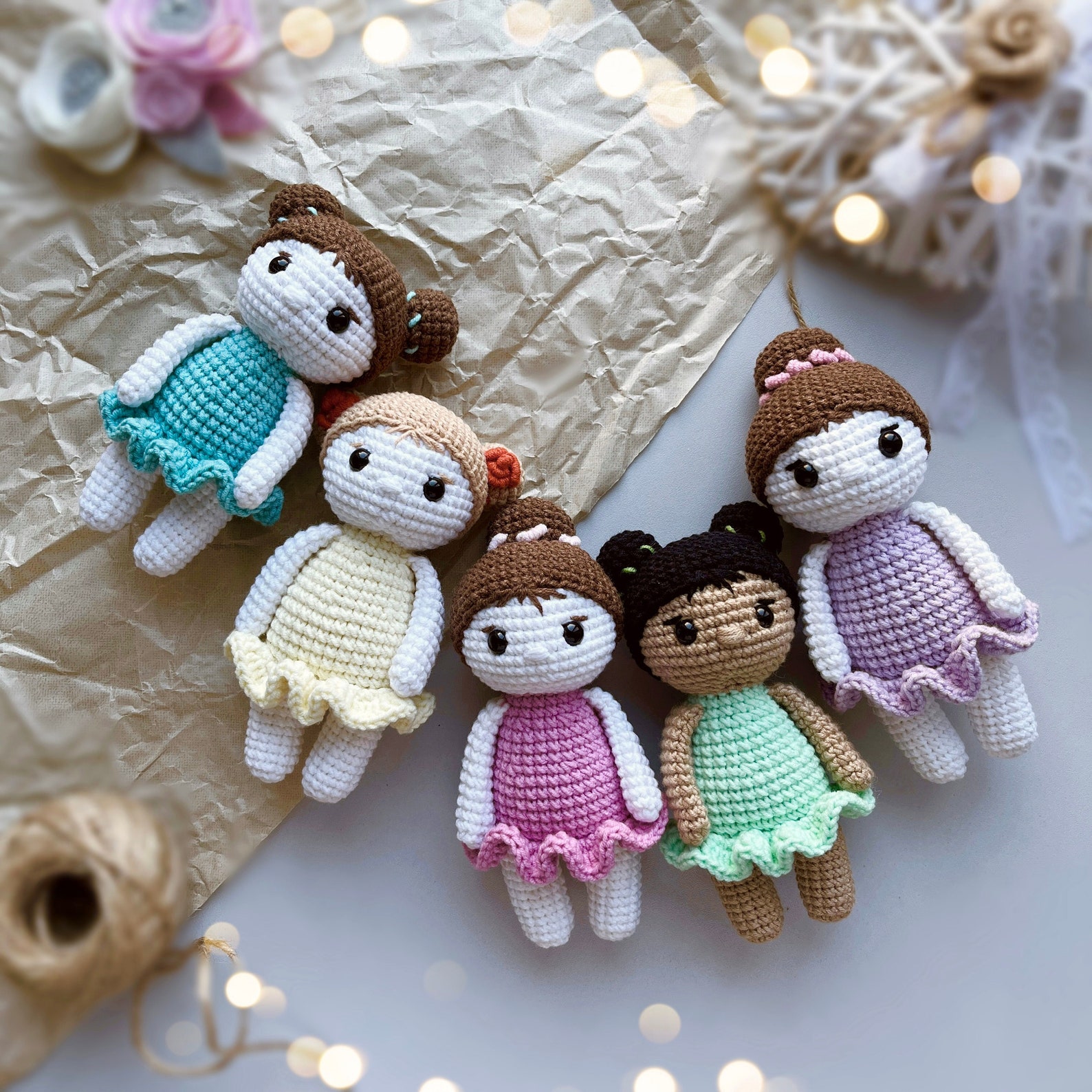 CROCHET DOLL PATTERN Amigurumi Doll Tutorial Pdf Diy Little - Etsy