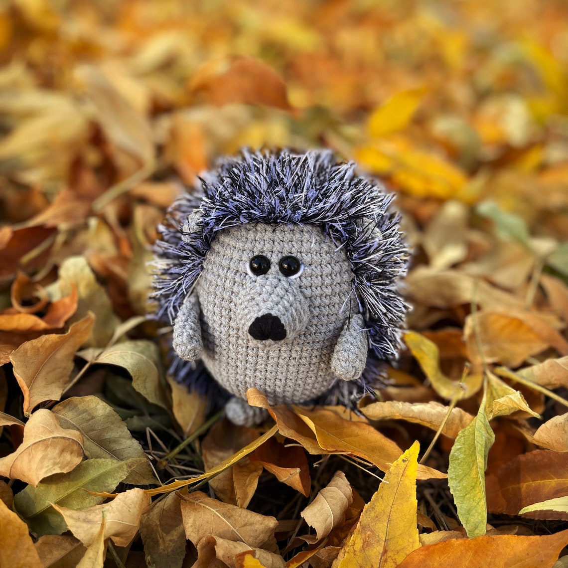 HEDGEHOG CROCHET PATTERN Amigurumi Tutorial Pdf Diy Plush Hedgehog Easy ...