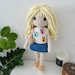 CROCHET DOLL PATTERN Amigurumi Doll Adele Crochet Doll With Removable ...