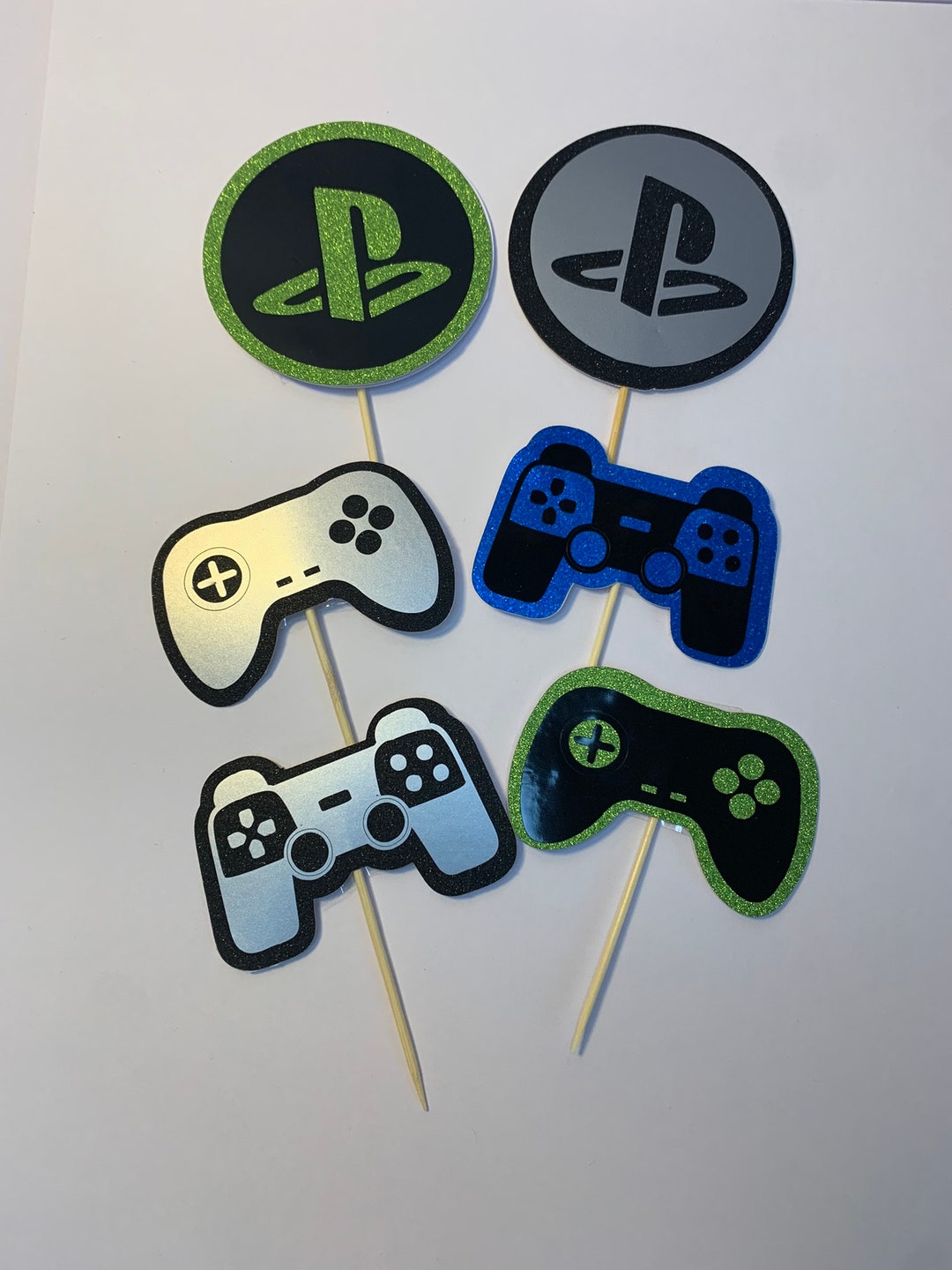 Gamer Vide Game Cake Toppers Cake Toppers Gamer Birthday Decorations ...