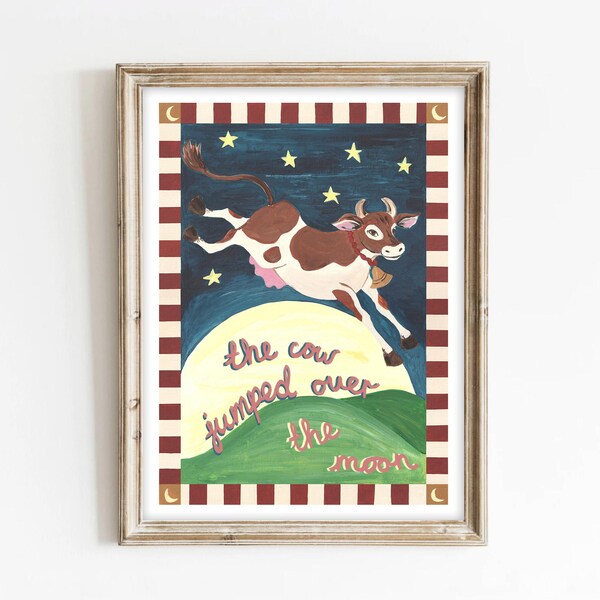 Cow Jump Over Moon - Etsy