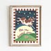 Cow Jumped Over the Moon Print – Hand-painted Nursery Rhyme ...