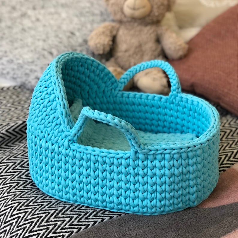 Doll Moses Basket Doll Crib Doll Bassinet - Etsy