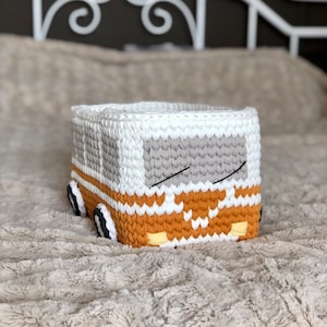 Retro Bus Basket, Storage Basket, Gift for Boy, Nursery Decor - Etsy