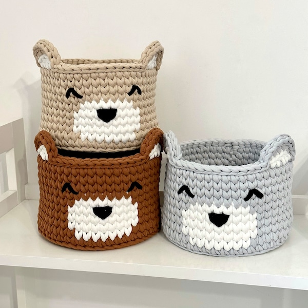 Bear Basket - Etsy