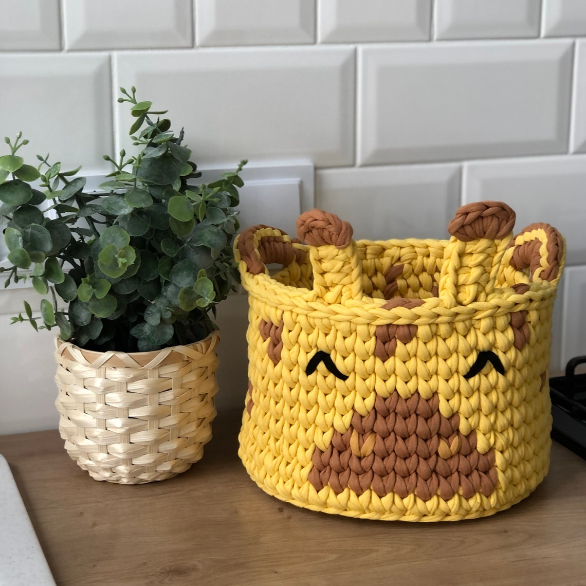 Safari Basket, Giraffe Basket, Child Room Decor - Etsy