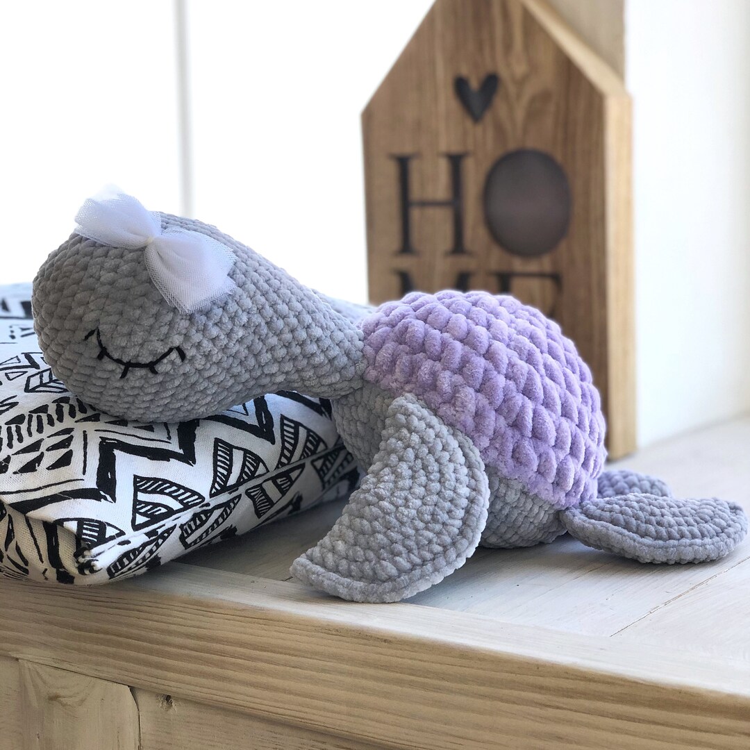 Baby’s First Soft Toy, Soft Turtle, Knitted Toy, Turtle Stuffed Toy ...