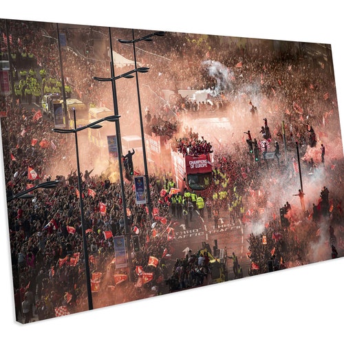 Liverpool FC Inspired Canvas | Etsy