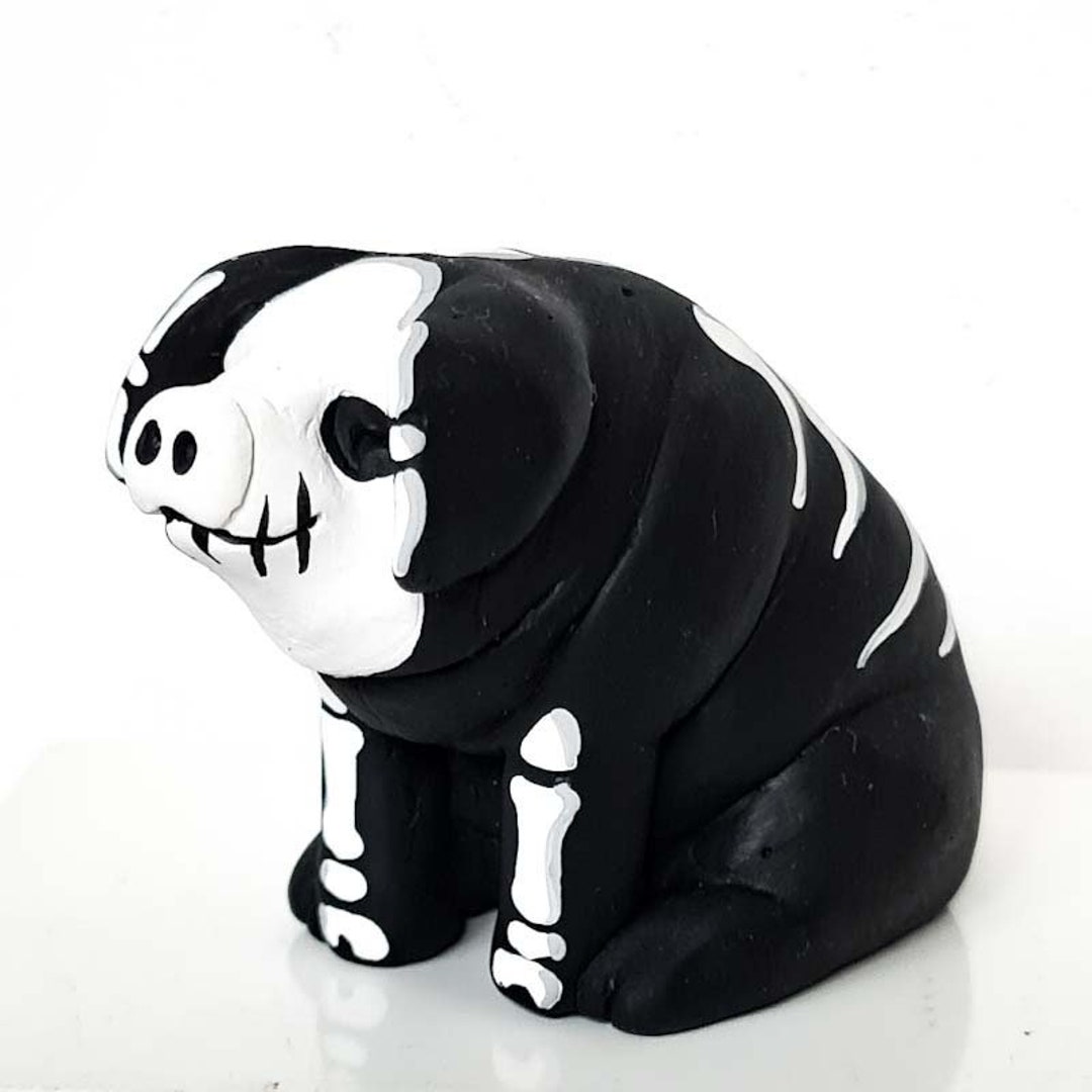 Chubby Pig Skeleton Sculpture - Etsy