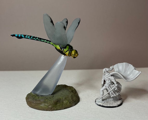 Giant Dragonfly Painted D&D Dnd Mini Miniature Dungeons and - Etsy