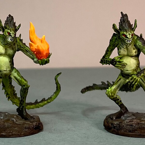 Painted Barbed Devil Miniature - Etsy