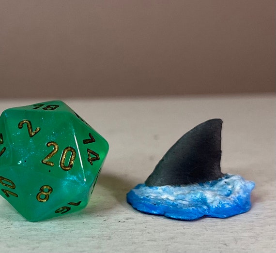 Shark Fin Painted D&D Dnd Mini Miniature Dungeons and Dragons - Etsy