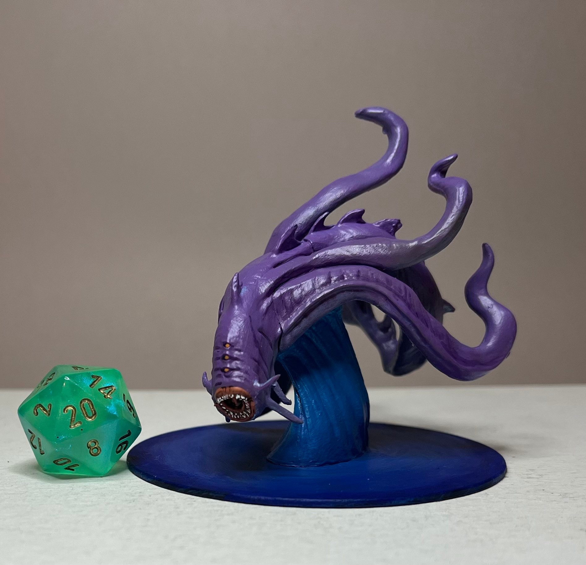 Aboleth Painted D&D Dnd Mini Miniature Dungeons and Dragons - Etsy