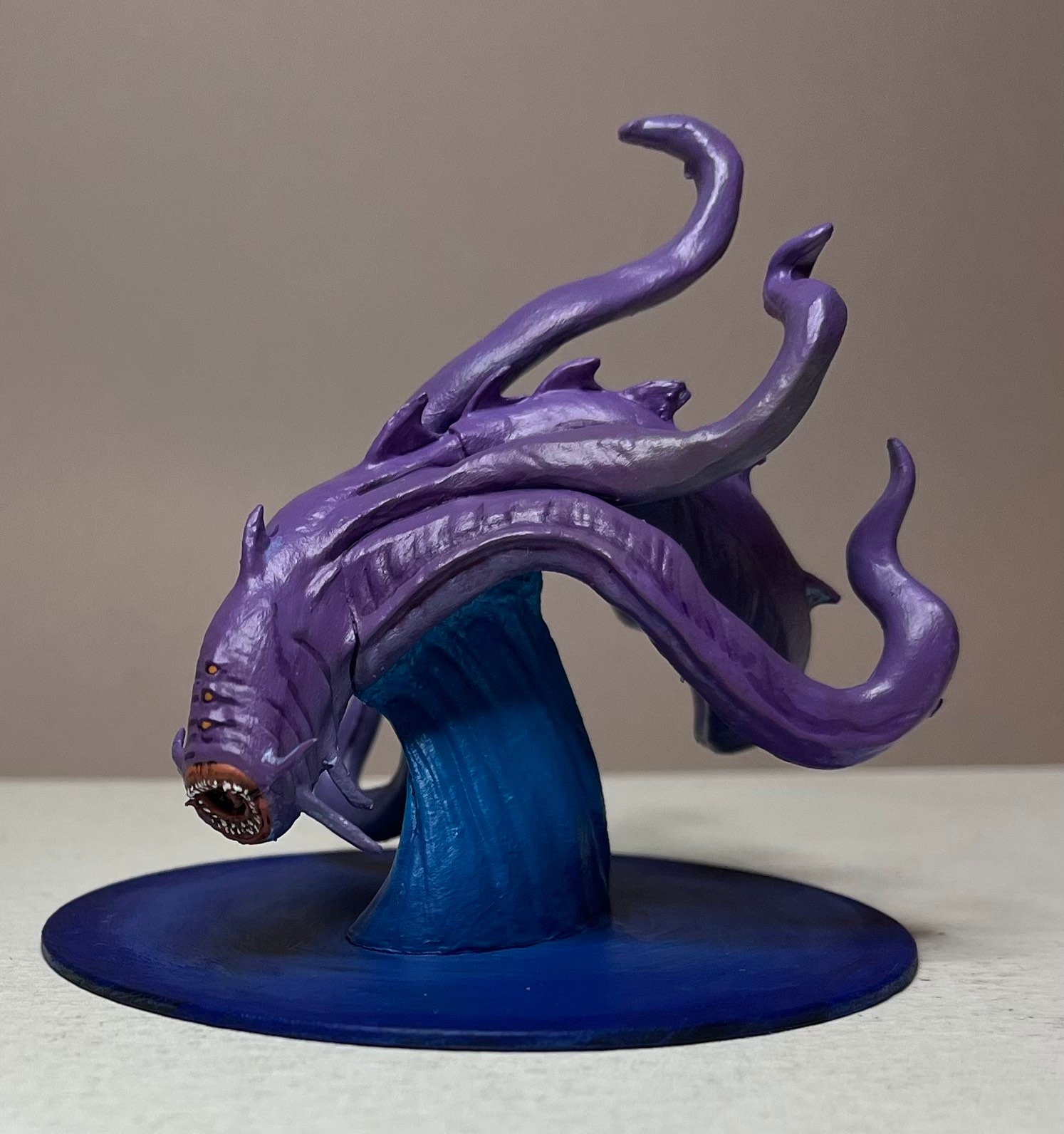 Aboleth Painted D&D Dnd Mini Miniature Dungeons and Dragons - Etsy