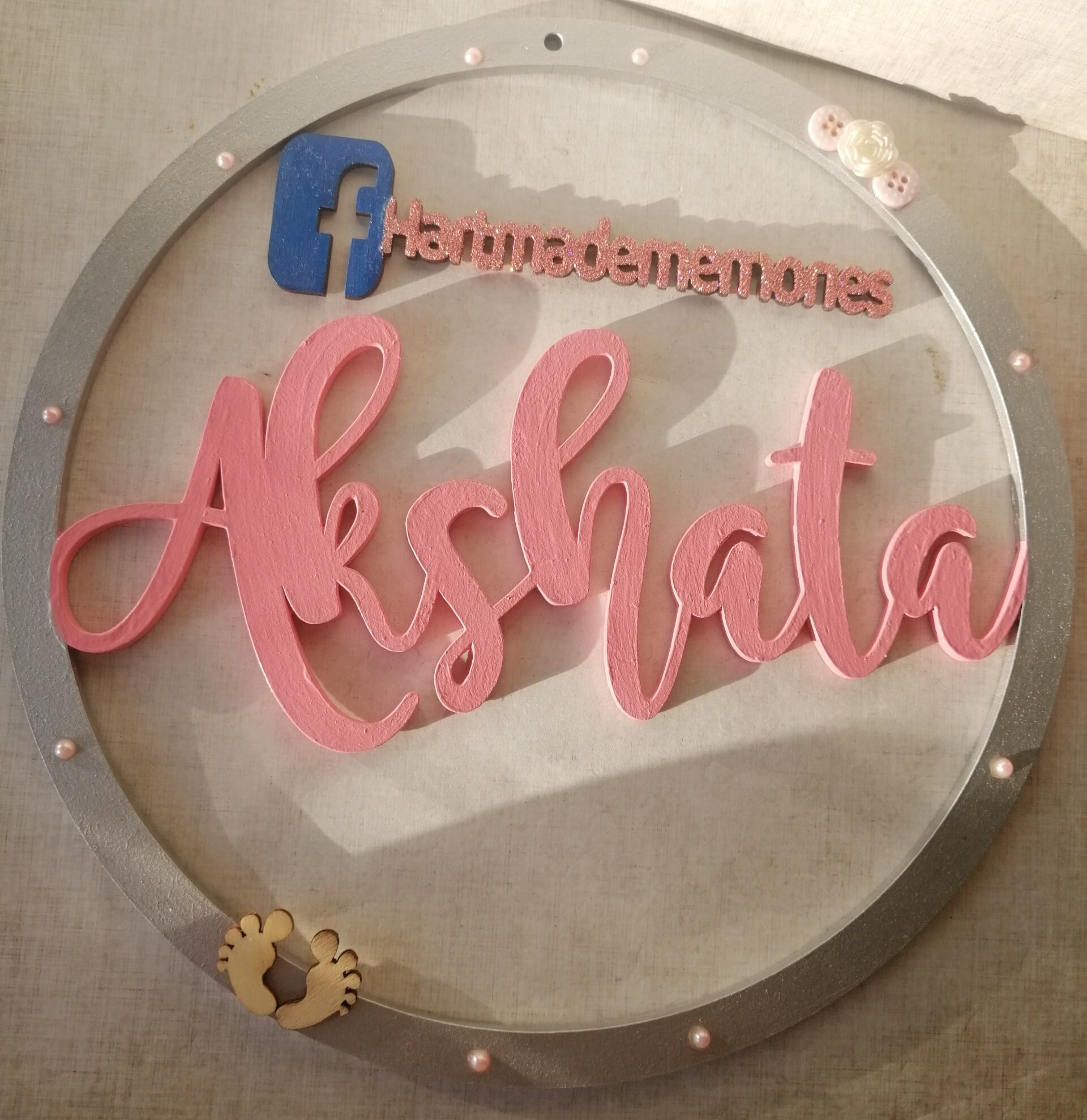 Personalised Name Hoop - Etsy