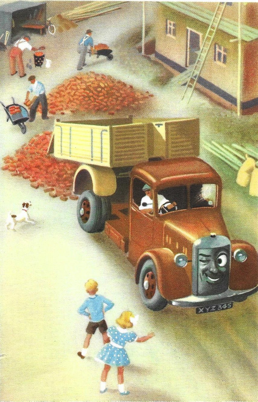 Larry the Lorry, Unframed Vintage Ladybird Book Print, Book Page ...