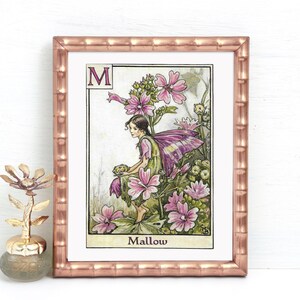 M for the Mallow Fairy, Unframed Alphabet Flower Fairies, Lily-of-the ...