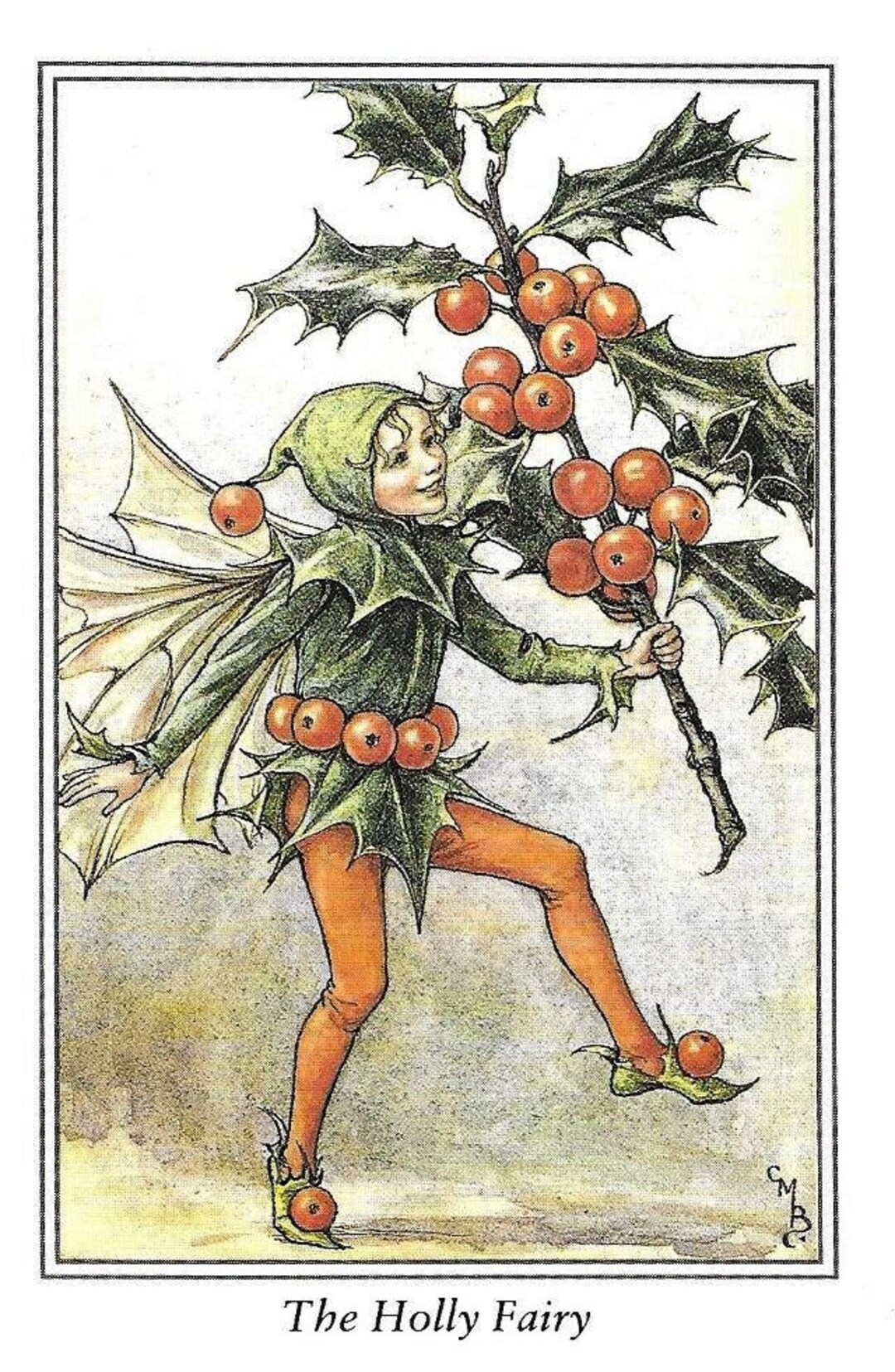 Double Sided Print, the Holly Fairy, the Pine Tree Fairy, Unframed ...