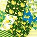 Lemon Digital Paper Pack. Watercolor Lemon Seamless Pattern Set - Etsy