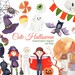 Cute Halloween Watercolor Clipart, Halloween Costume Party Clipart ...
