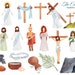 Religious Easter Clipart, the Easter Story, Jesus Risen, Cross PNG ...