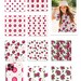 Red Apples Digital Paper Pack, Fall Seamless Pattern, Autumn Scrapbook ...