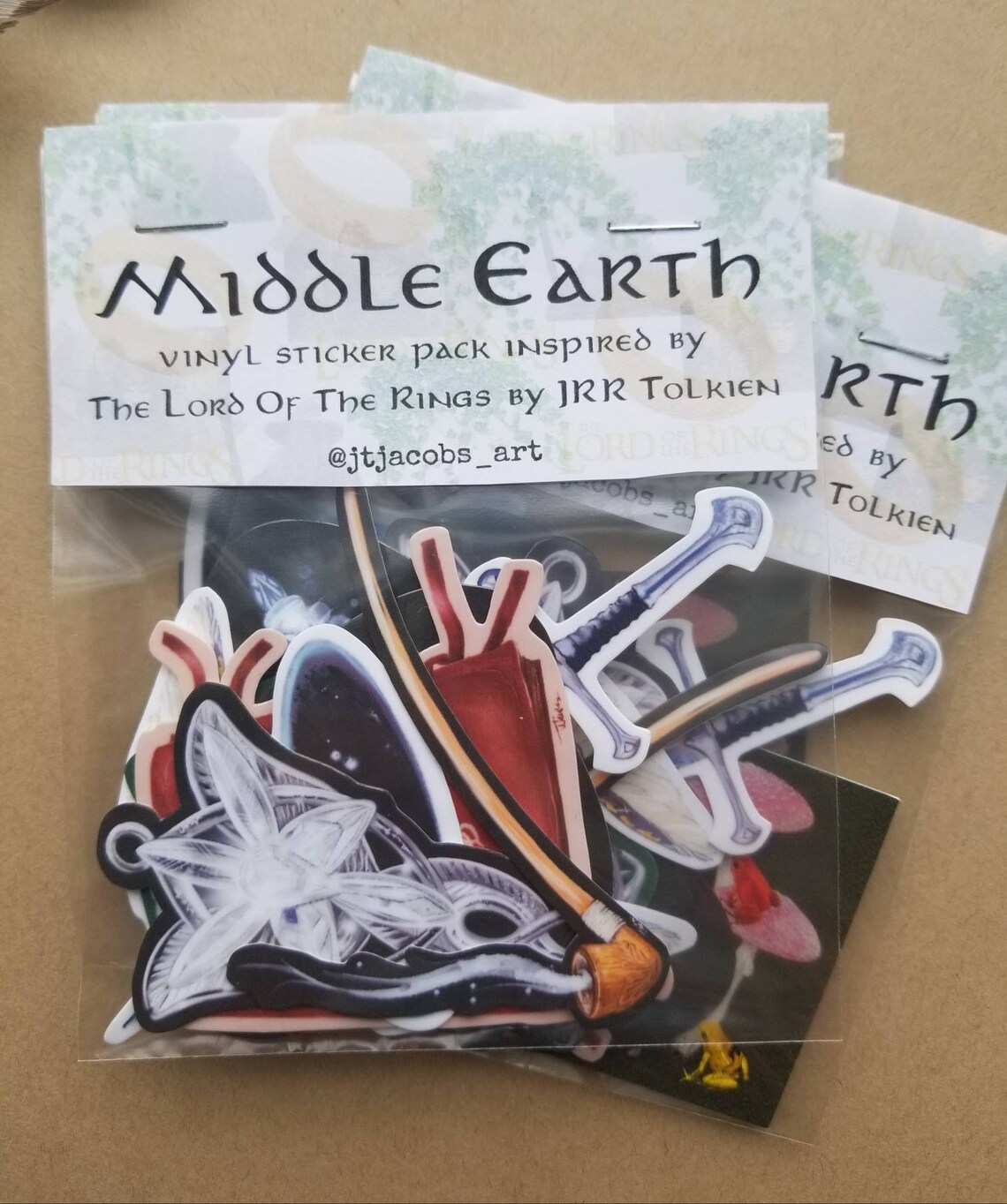 LOTR Sticker Packs the Lord of the Rings Inspired Stickers - Etsy