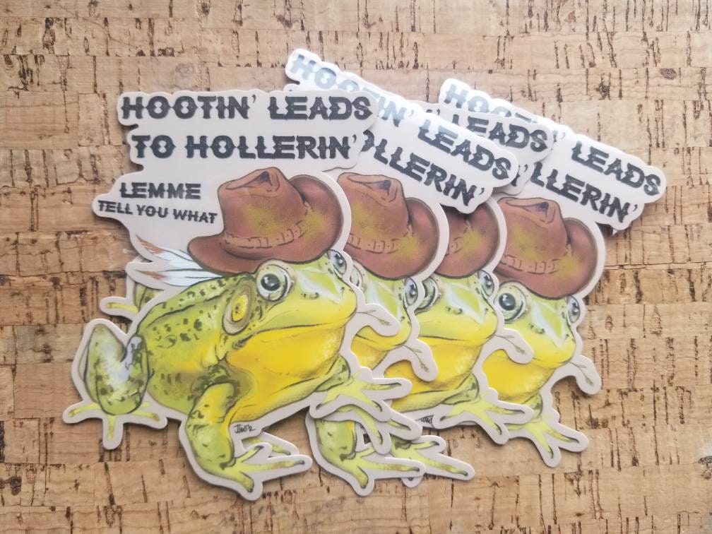 Rootin' and Hootin' Vinyl Sticker Pack, Cowboy Stickers, Yee Haw ...